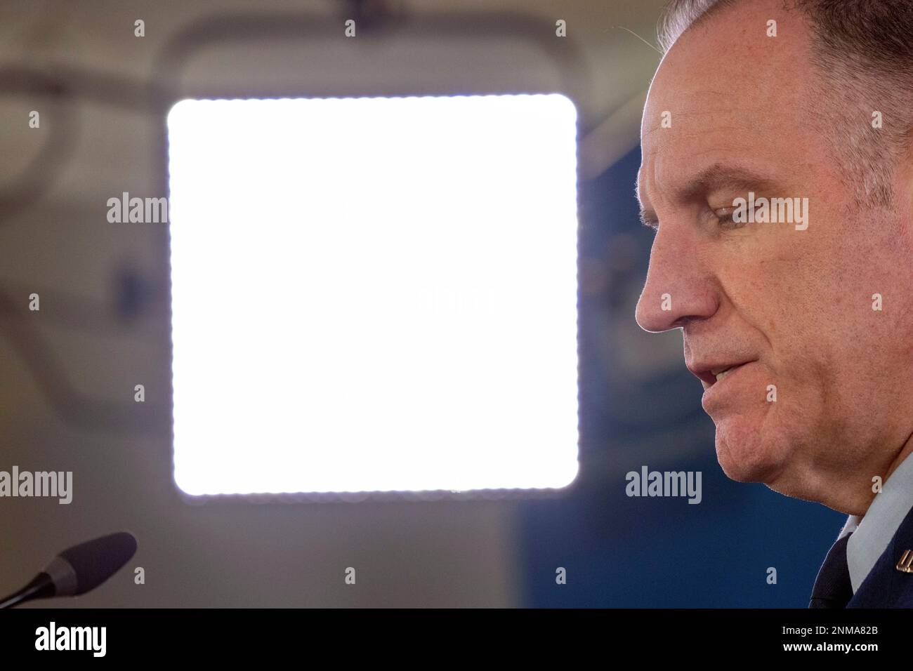 Pentagon spokesman U.S. Air Force Brig. Gen. Patrick Ryder speaks ...