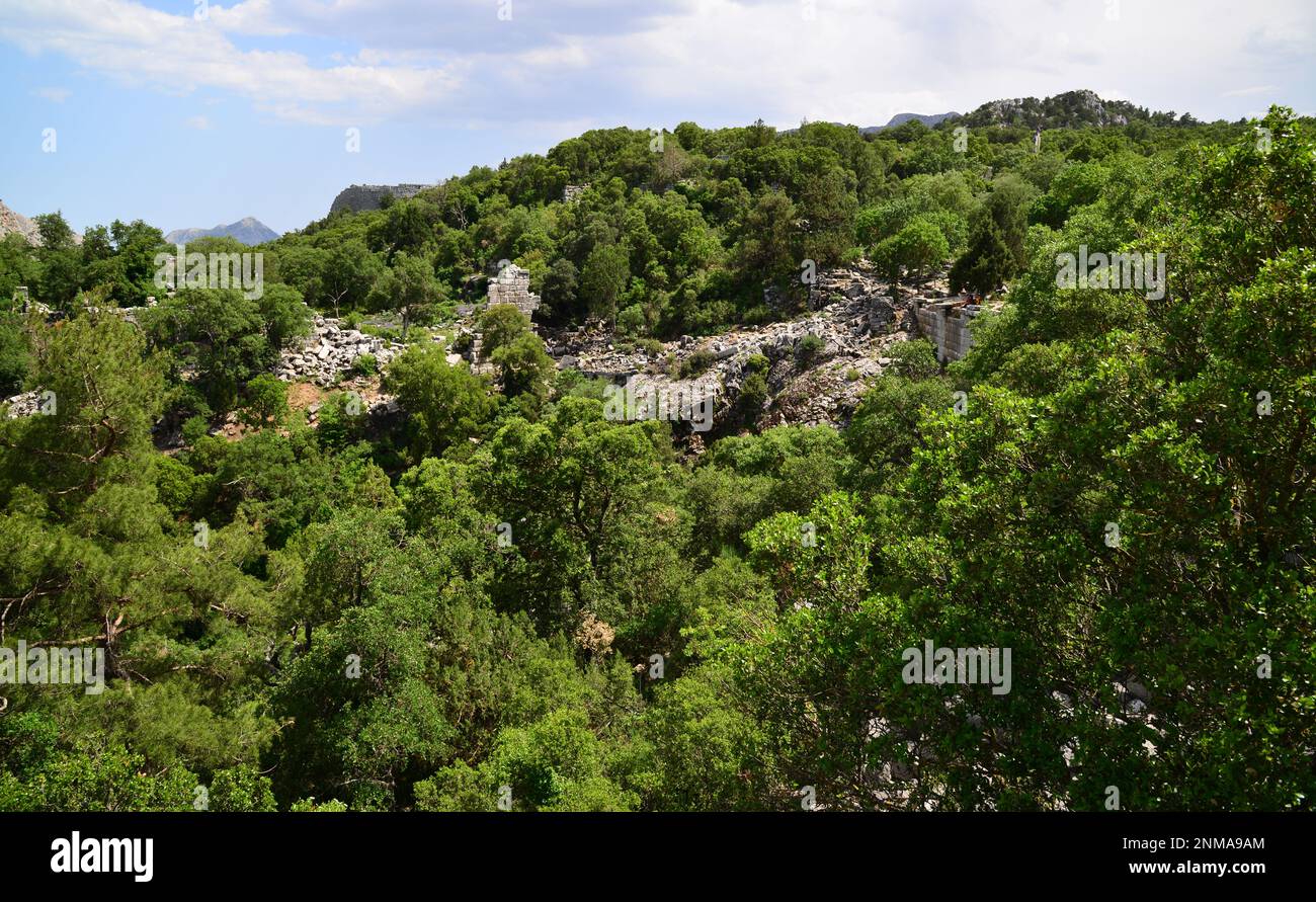 Termessos Ancient City in Antalya, Turkey Stock Photo - Alamy