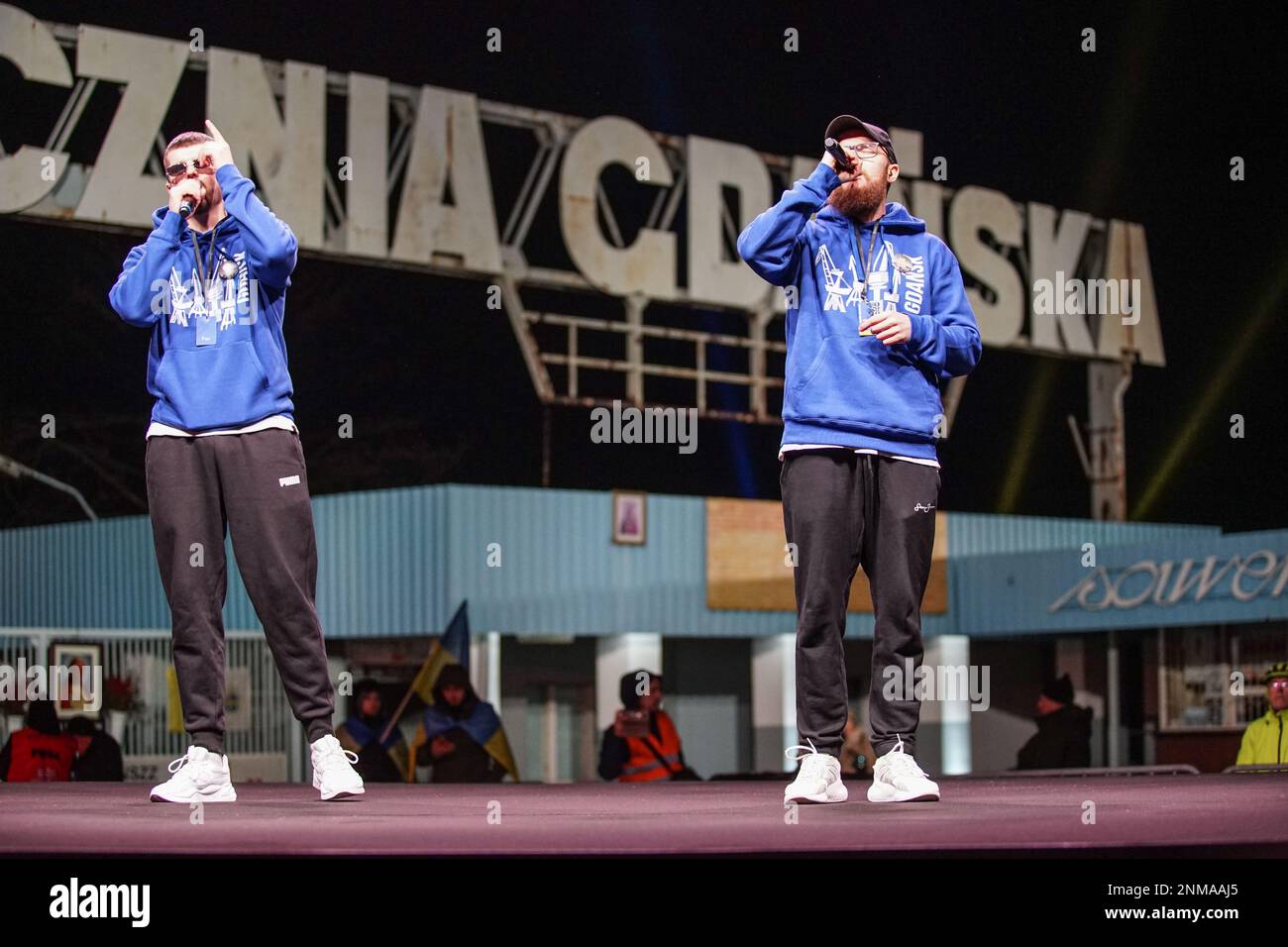 Ukrainian artist skofka performing live hi-res stock photography and ...