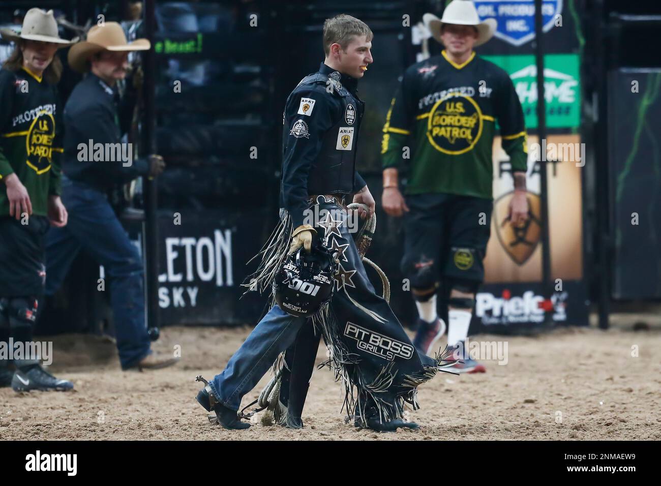 LAS VEGAS, NV - NOVEMBER 04: Mason Taylor looks during the 2021 PBR ...