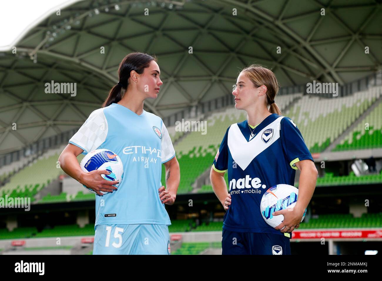 MELBOURNE, AUSTRALIA - NOVEMBER 15: Emma Checker of Melbourne City and ...