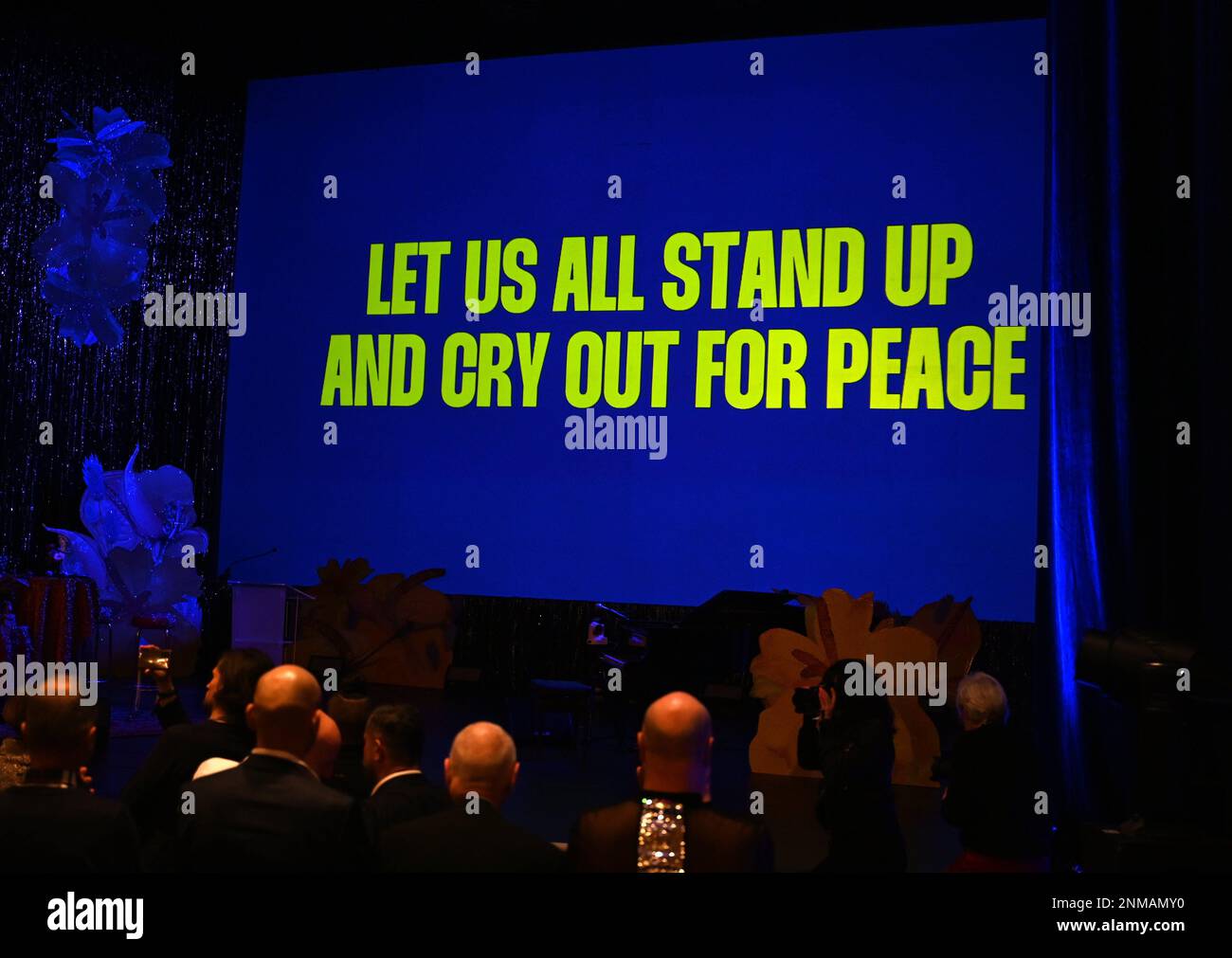 Berlin, Germany. 24th Feb, 2023. "Let Us All Stand Up and Cry Out For ...