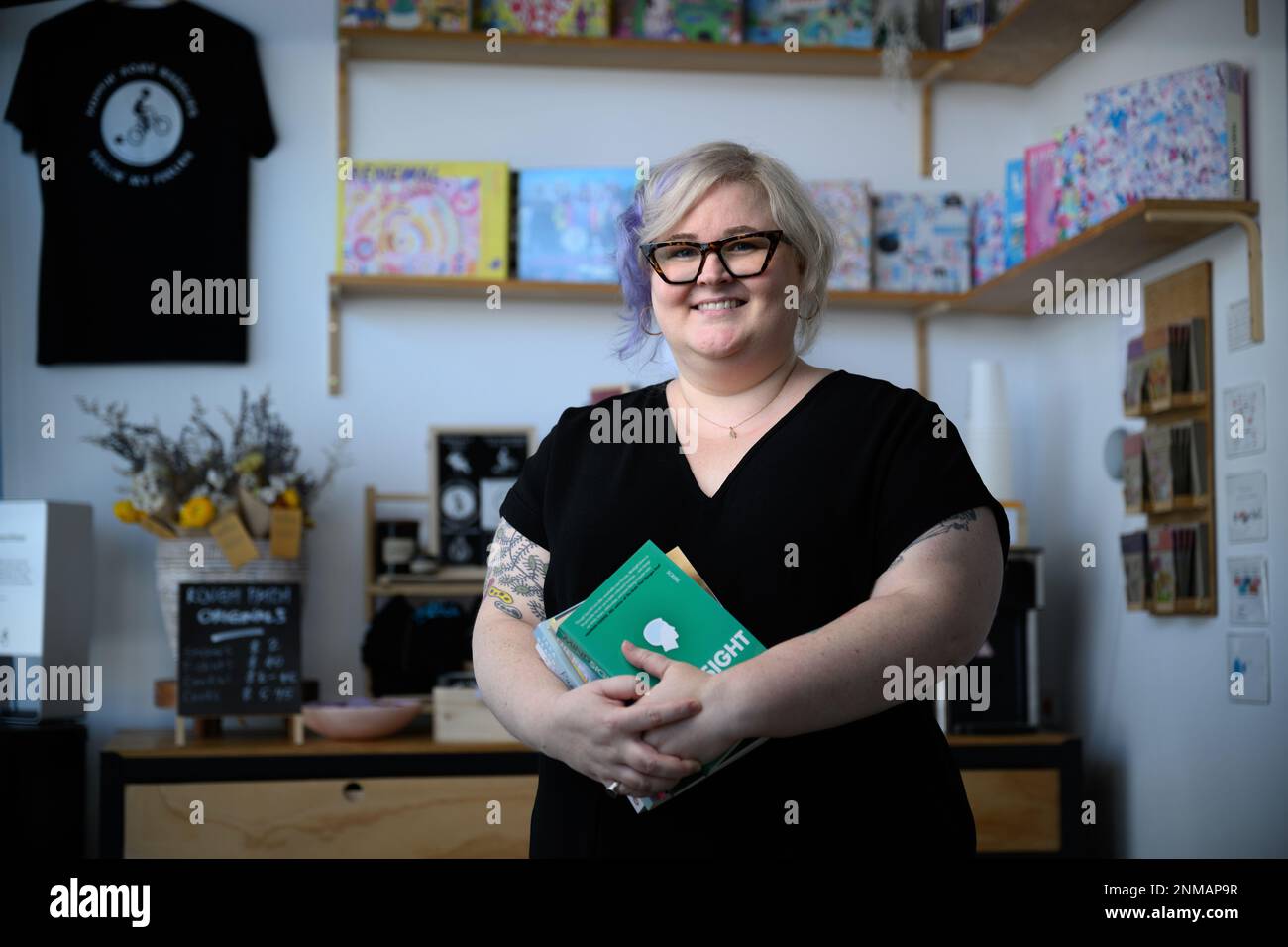 Director and Founder of Rough Patch Amber Rules poses for a photograph ...