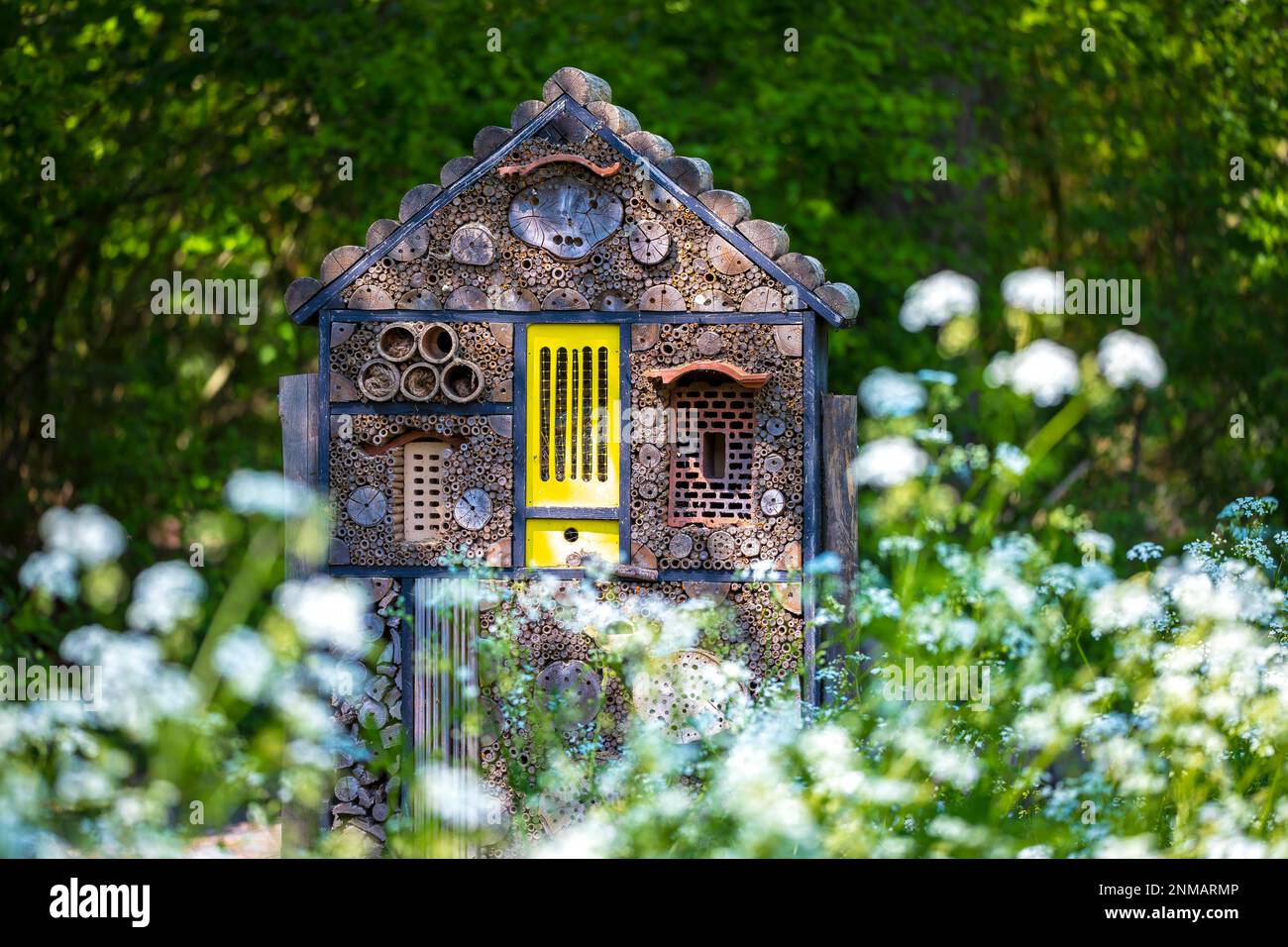 Insect hotel structure created natural hi-res stock photography and ...