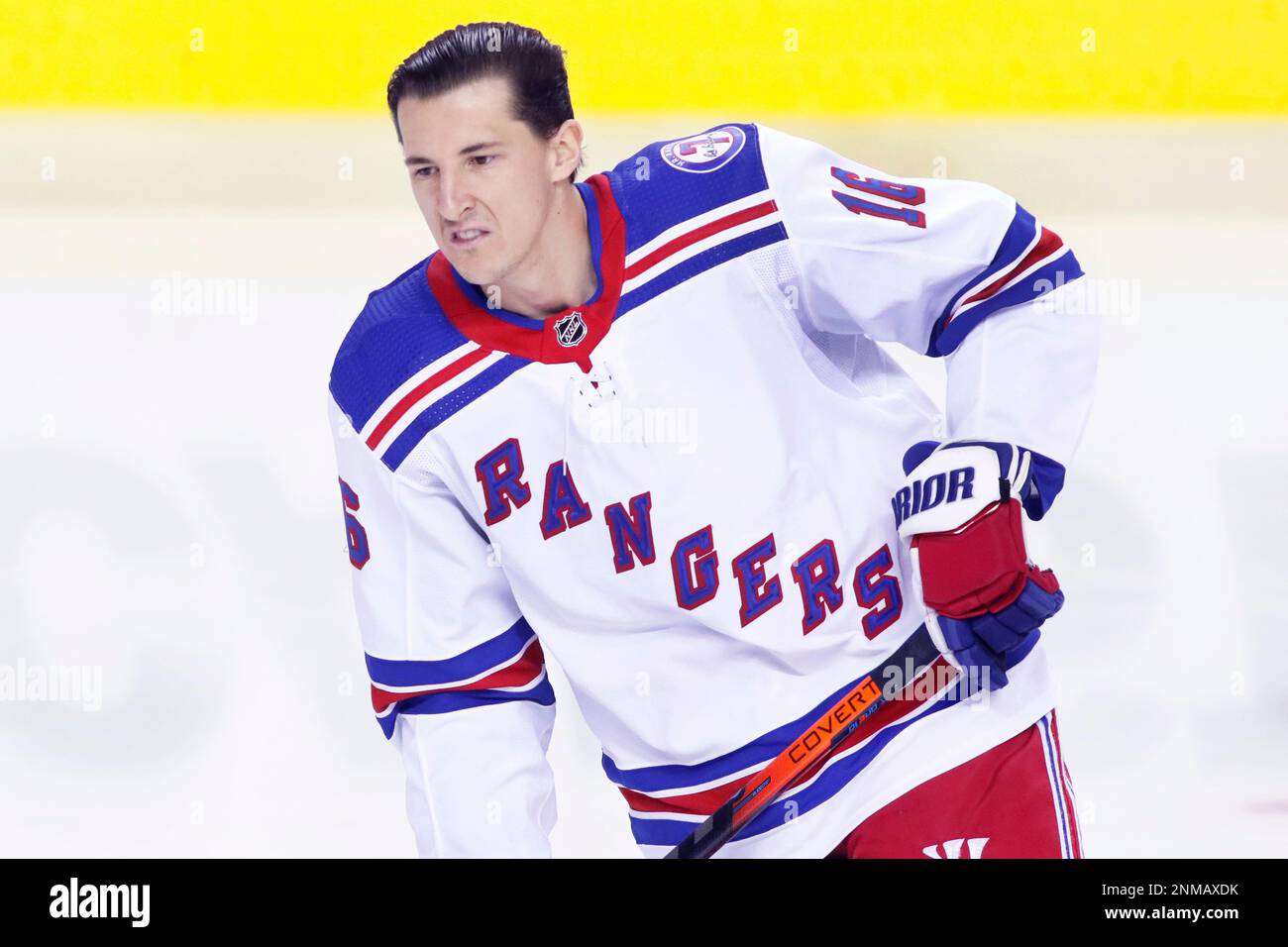 NHL profile photo on New York Rangers player Ryan Strome at a game ...