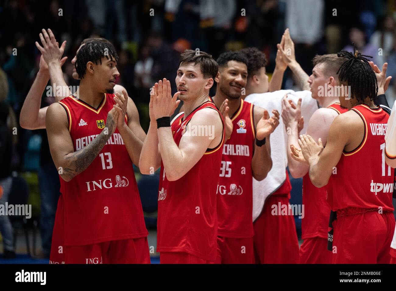 24 February 2023, Hesse, Frankfurt/Main: Basketball: World Cup ...