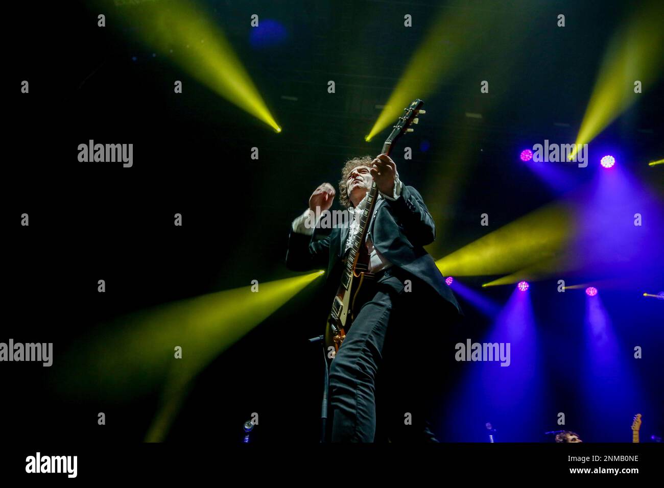 The singer Loquillo during a concert at the Wizink Center, on November ...