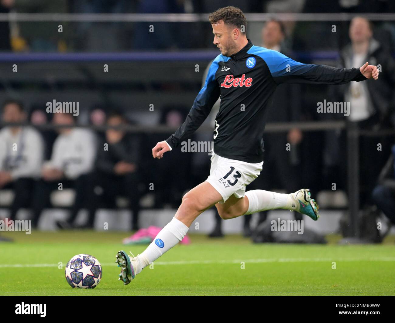 FRANKFURT - Amir Rrahmani of SSC Napoli during the UEFA Champions ...