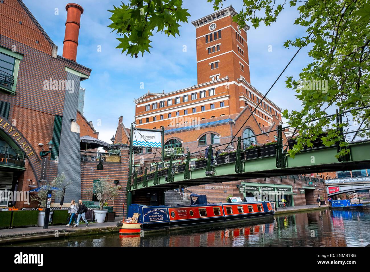 Birmingham architecture uk summer canal hi-res stock photography and ...