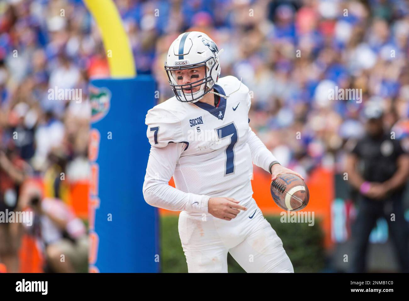 November 13, 2021: Samford Bulldogs quarterback Liam Welch (7 ...