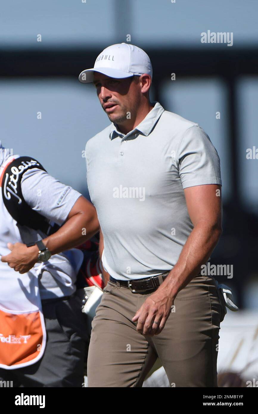 HOUSTON, TX - NOVEMBER 12: Scott Stallings (USA) heads down fairway #1 ...