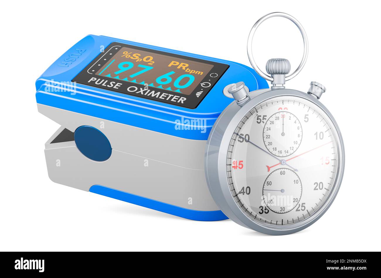 Portable Pulse Oximetry, pulse oximeter fingertip with stopwatch, 3D ...