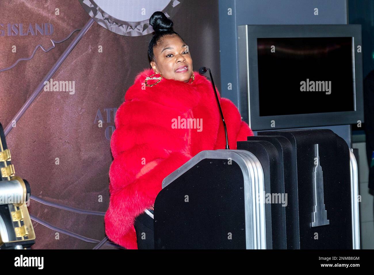 New York, NY, USA. 24th Feb, 2023. Roxanne Shante at the ceremonial ...