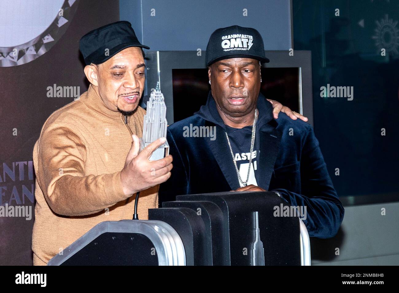 New York, NY, USA. 24th Feb, 2023. Kool DJ Red Alert, GrandMaster Flash ...