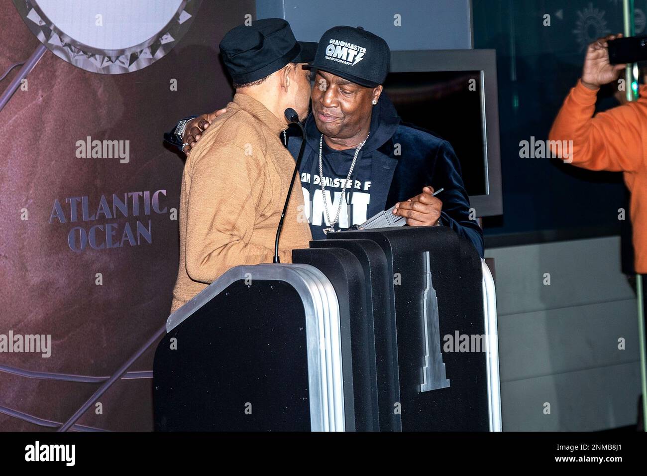 New York, NY, USA. 24th Feb, 2023. Kool DJ Red Alert, GrandMaster Flash ...