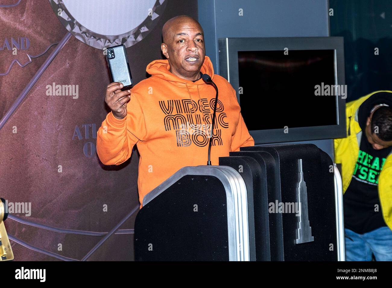 New York, NY, USA. 24th Feb, 2023. Ralph McDaniels at the ceremonial ...