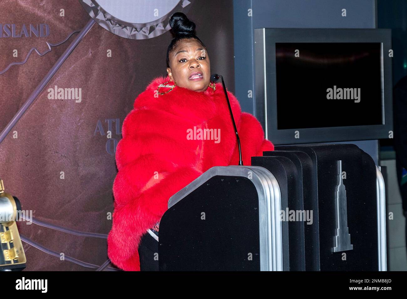 New York, NY, USA. 24th Feb, 2023. Roxanne Shante at the ceremonial ...