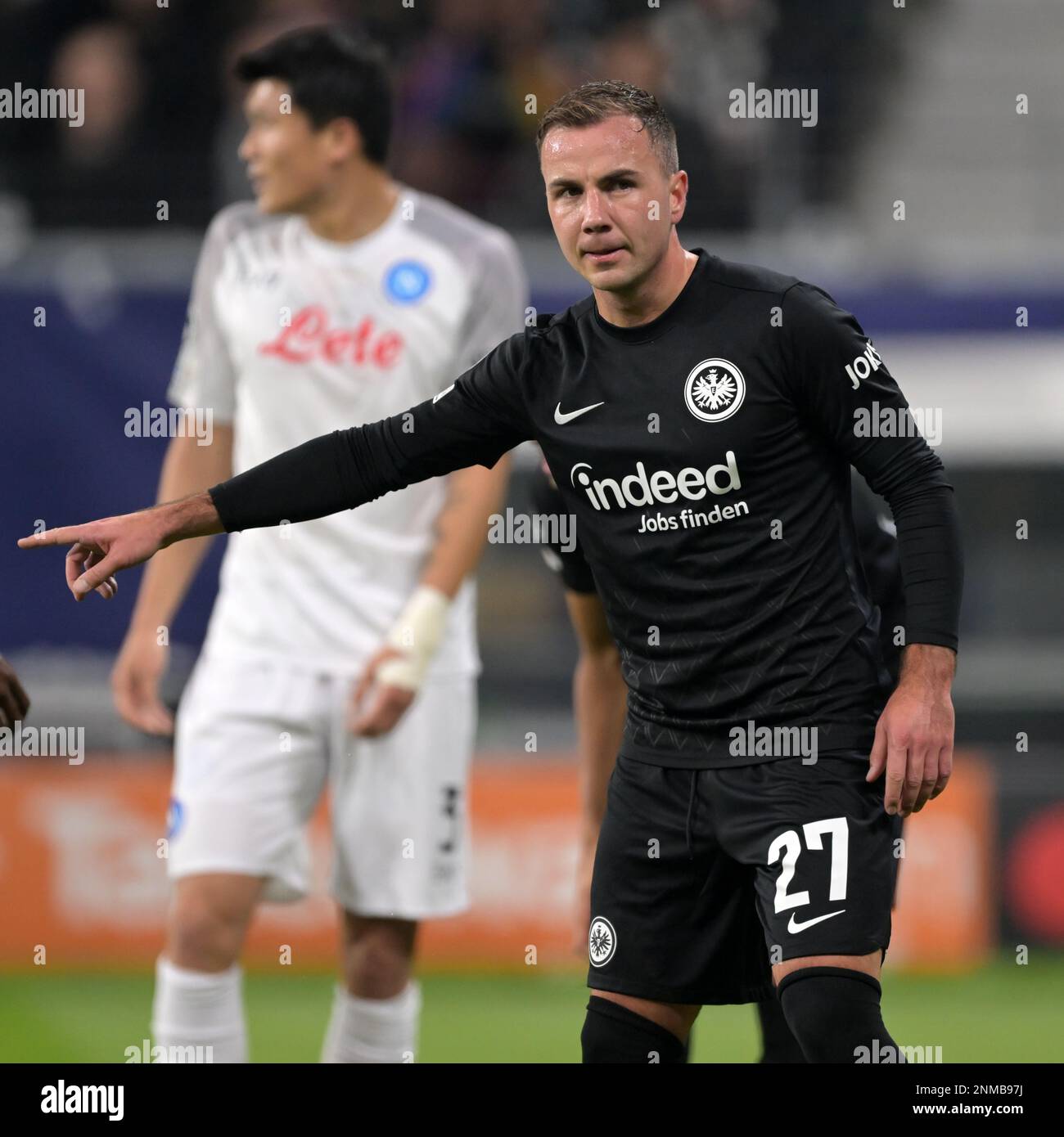 FRANKFURT - Mario Gotze of Eintracht Frankfurt during the UEFA ...