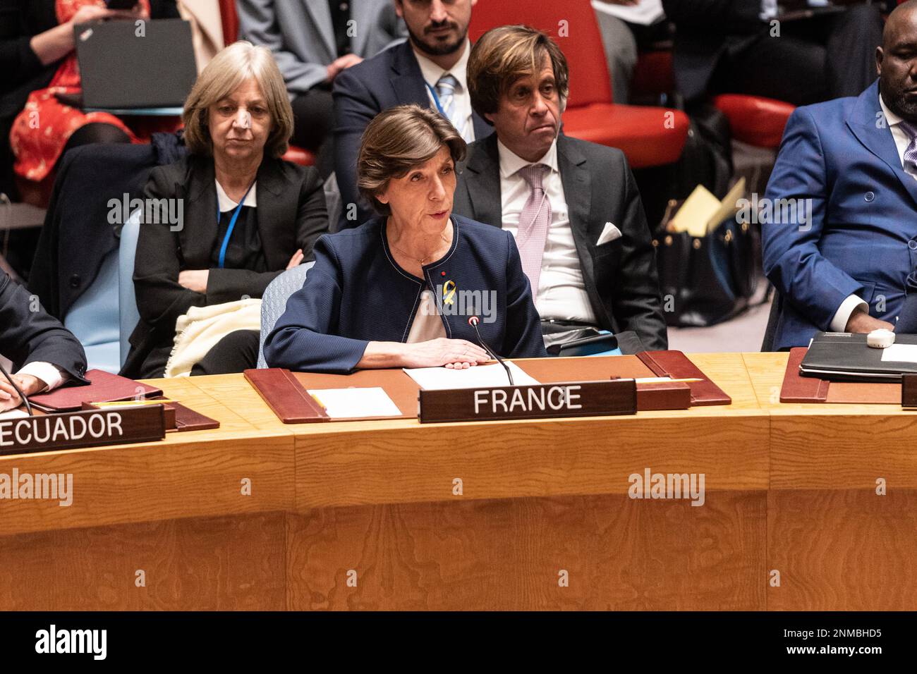 Catherine Colonna, Minister for Europe and Foreign Affairs of France ...
