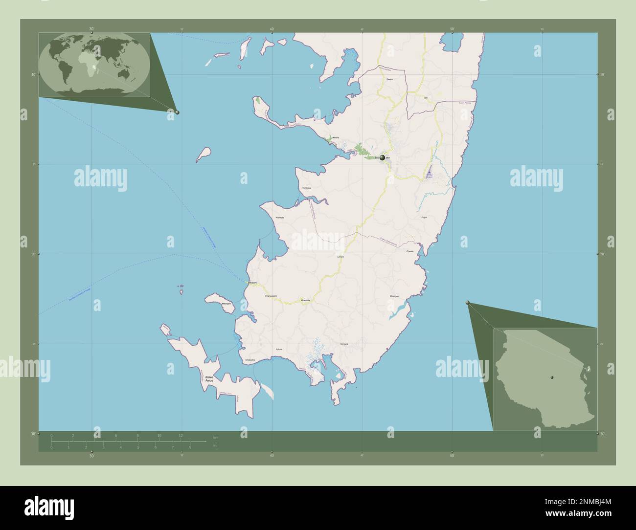 Pemba map hi-res stock photography and images - Alamy