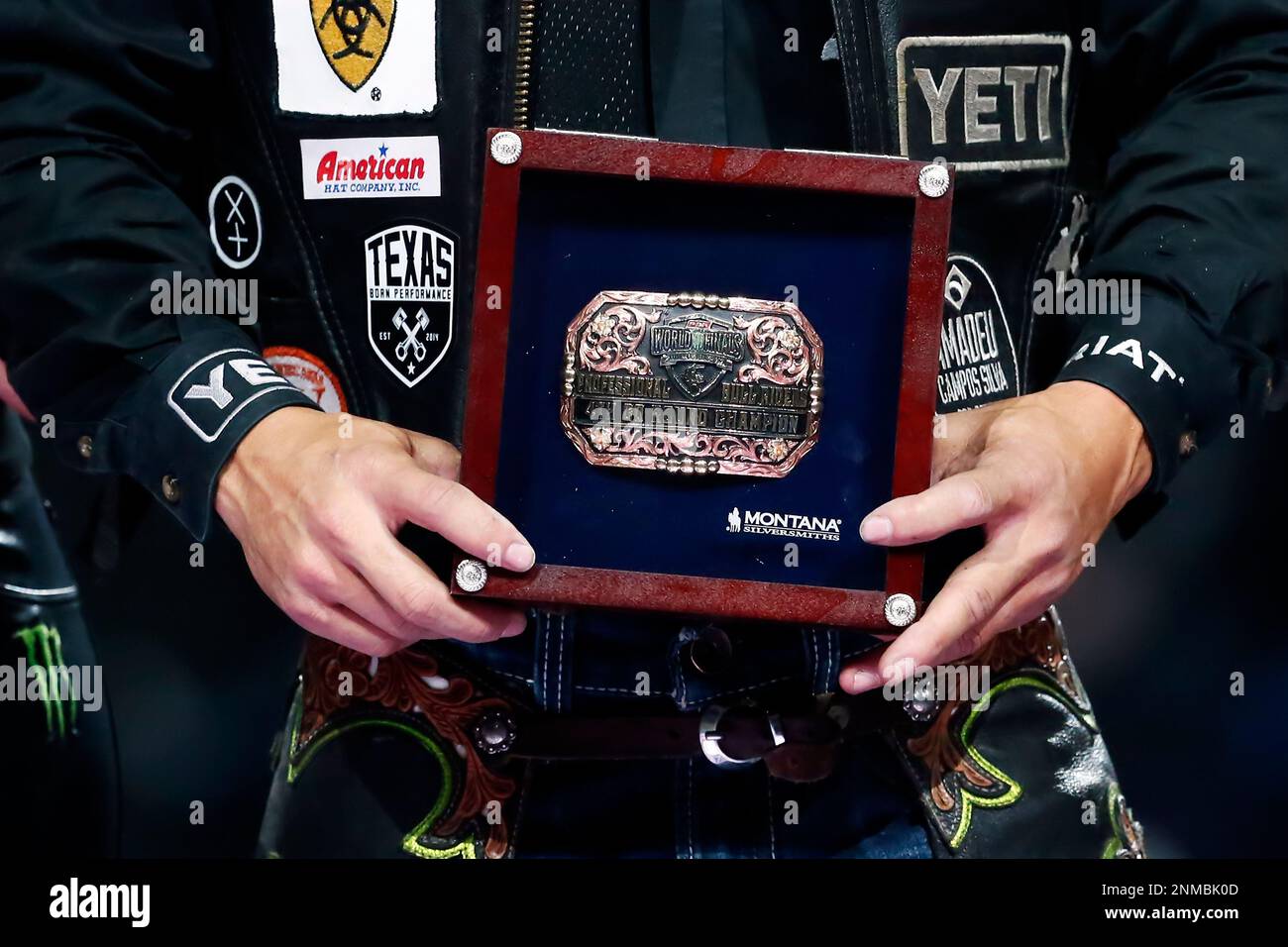 LAS VEGAS, NV - NOVEMBER 06: Jose Vitor Leme poses with the Champion's ...