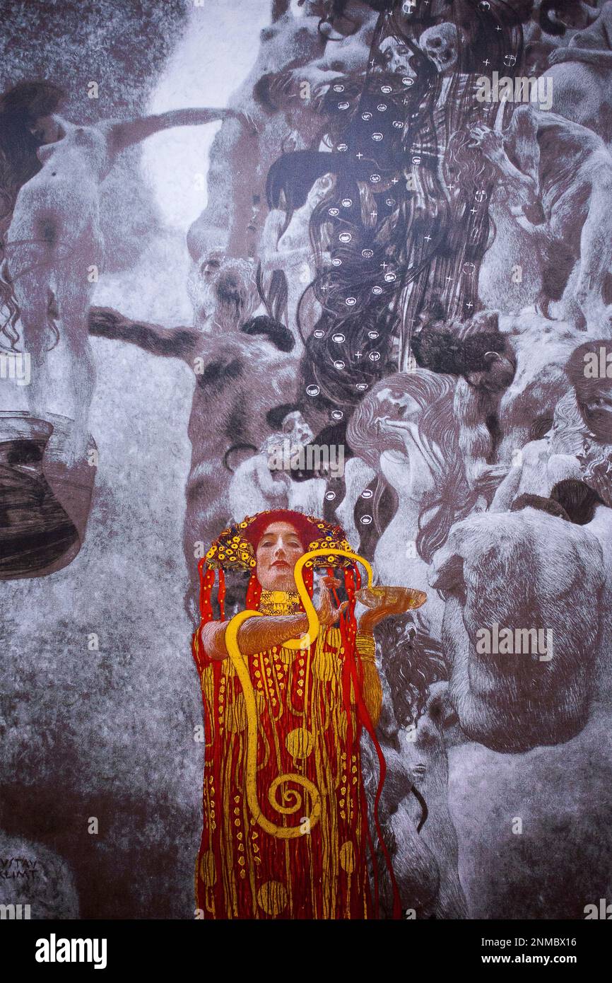 University painting,Medicine, for the university of Vienna,Gustav Klimt ...