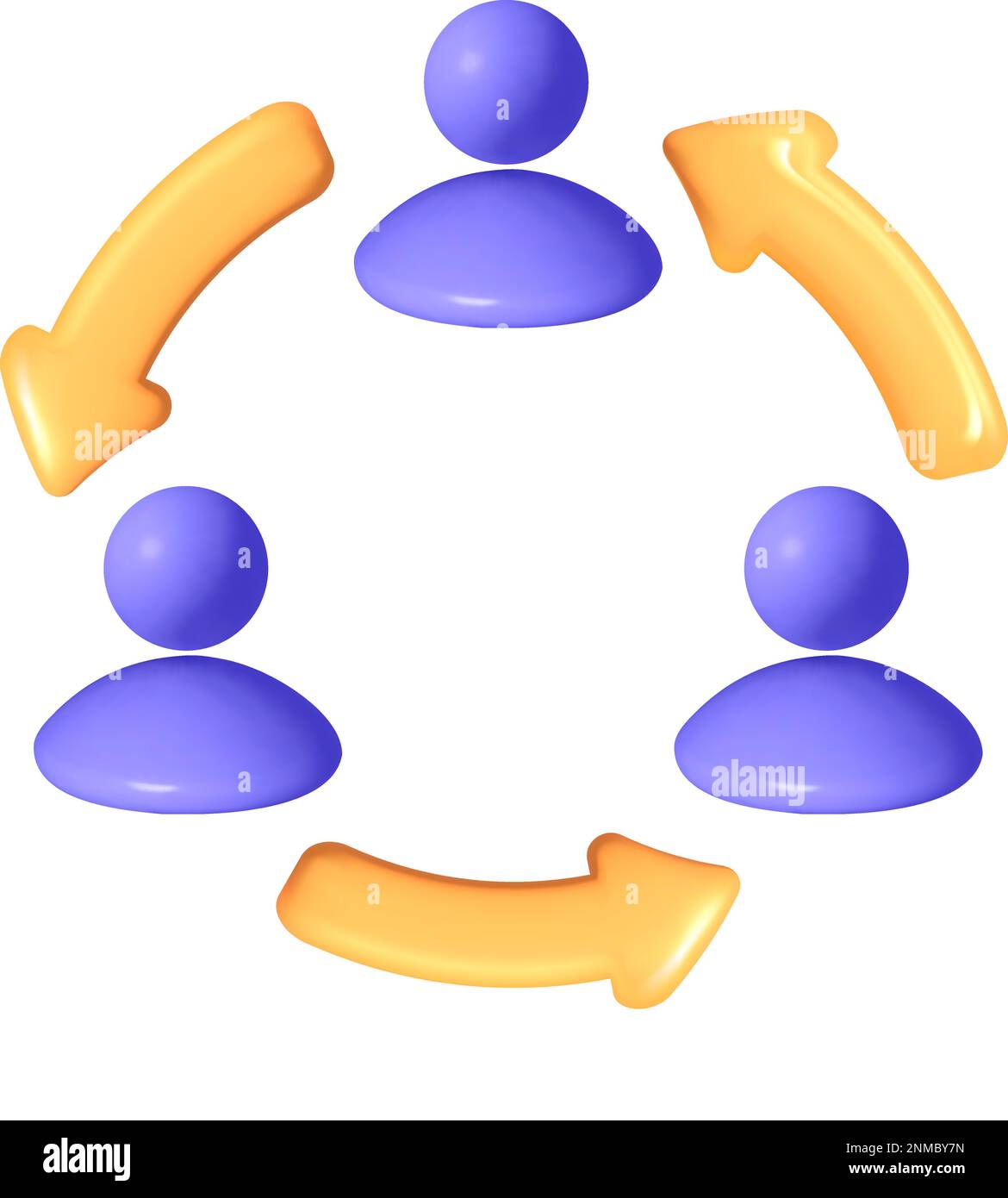 3D Vector User Sync or Switch Symbol Isolated mesh. Render User ...