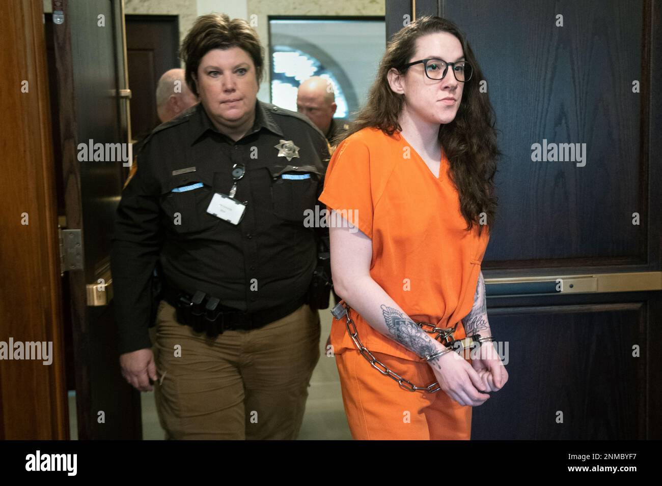 Bailey Boswell walks into the courtroom for the sentencing hearing of ...