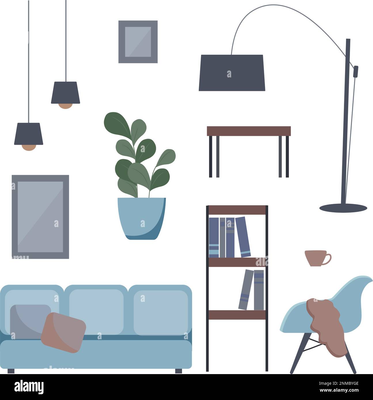 Table chair lamp in Cut Out Stock Images & Pictures - Alamy