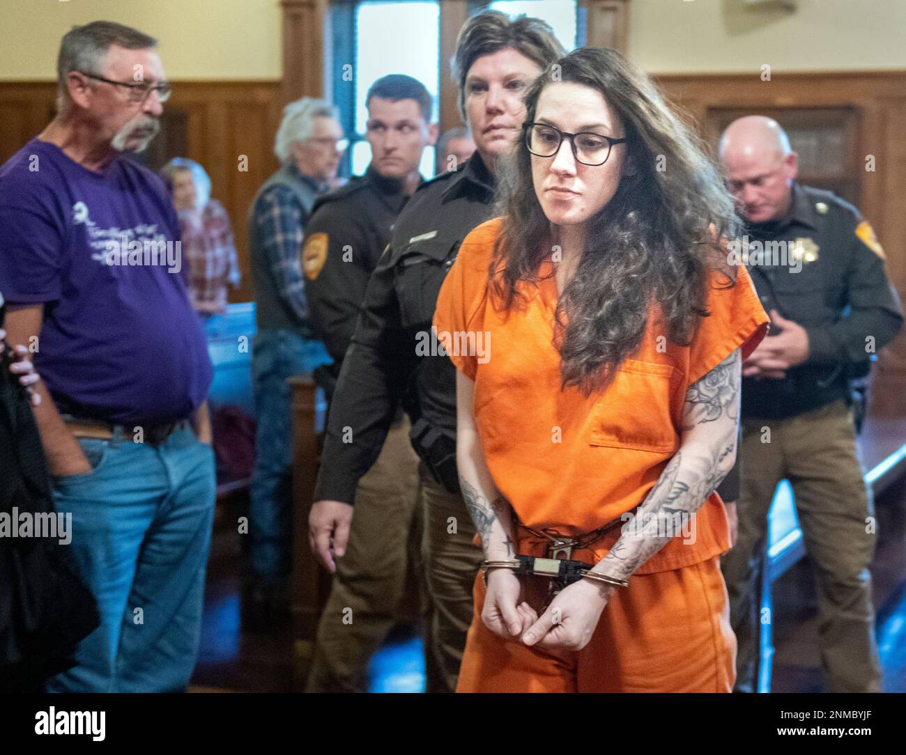 Bailey Boswell walks out of the courtroom after being sentenced to life ...