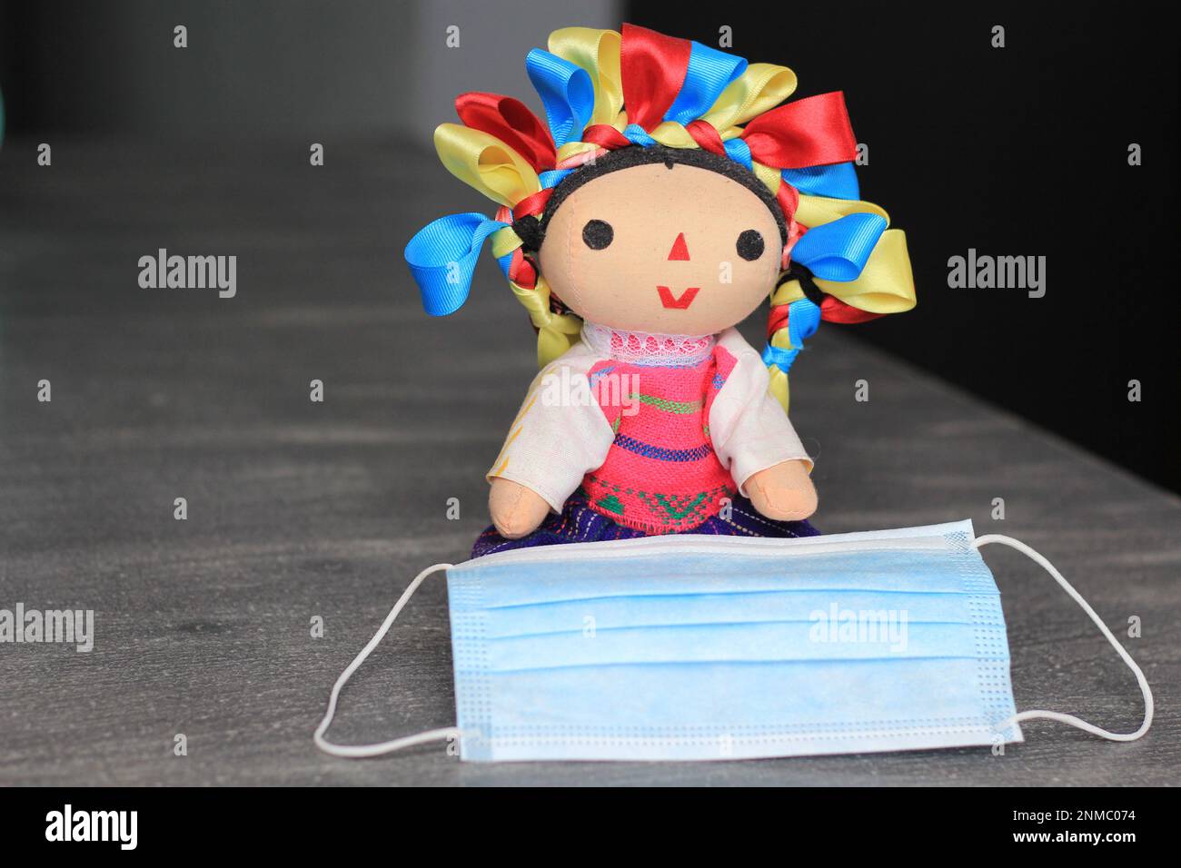 Toy doll from Mexico with protection mask clinical use for covid ...