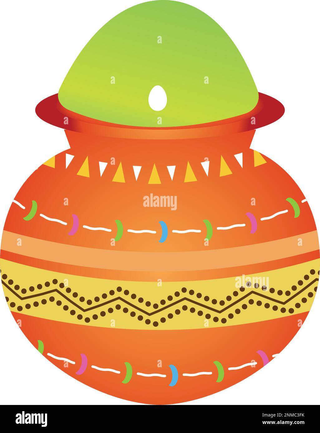 Isolated hindu powder on artisan vase Vector Stock Vector Image & Art ...