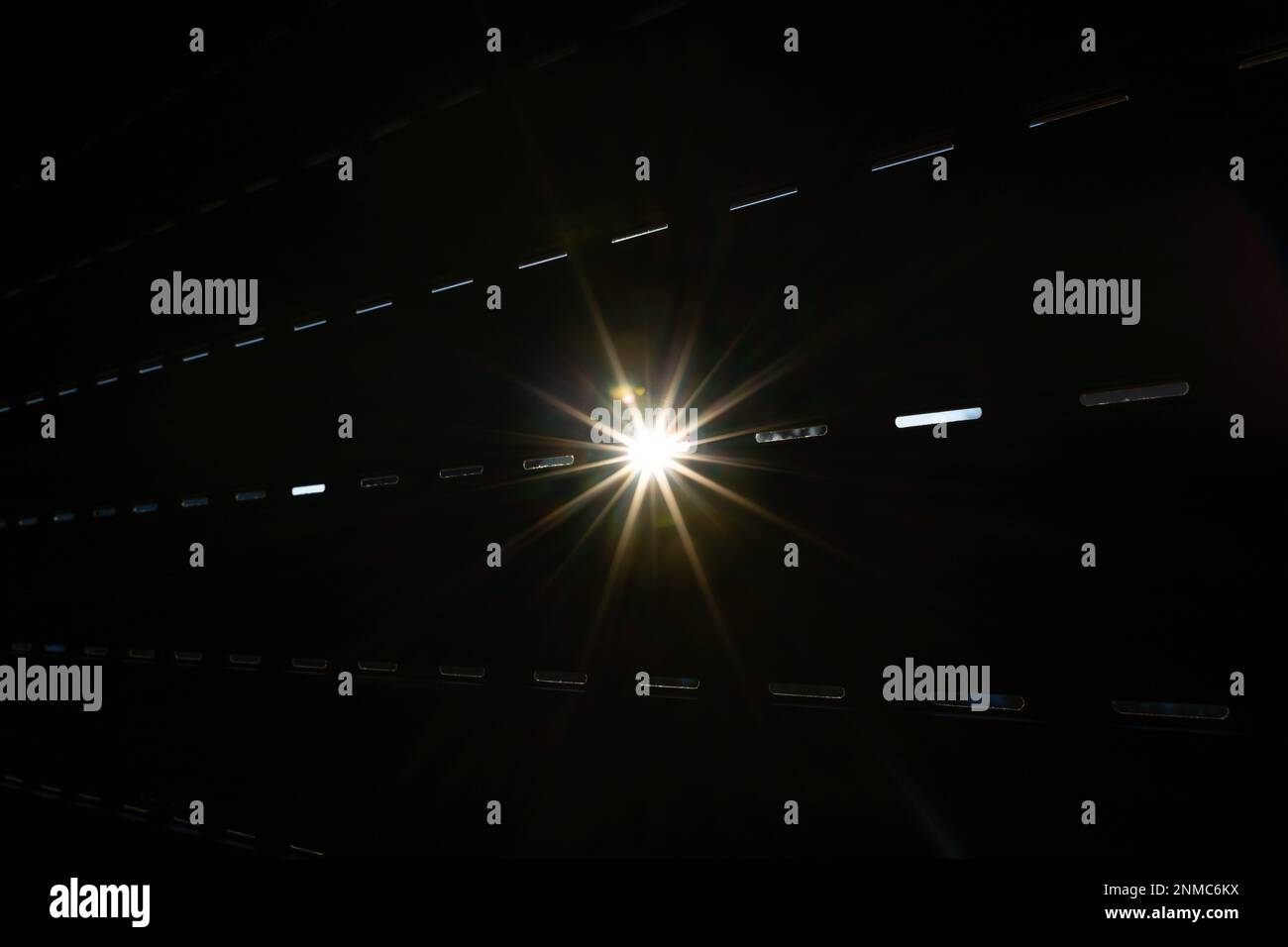 Sunshine in the window blinds Stock Photo - Alamy