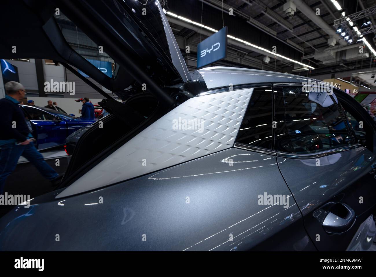 Gothenburg, Sweden - december 03 2022: Detail of BYD ATTO 3 electric ...