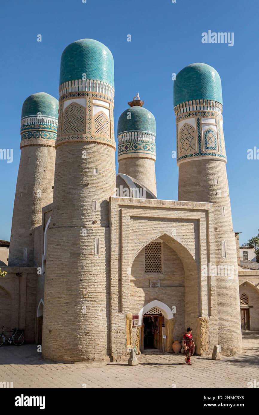 Detail, Char Minar medressa, Bukhara, Uzbekistan Stock Photo - Alamy