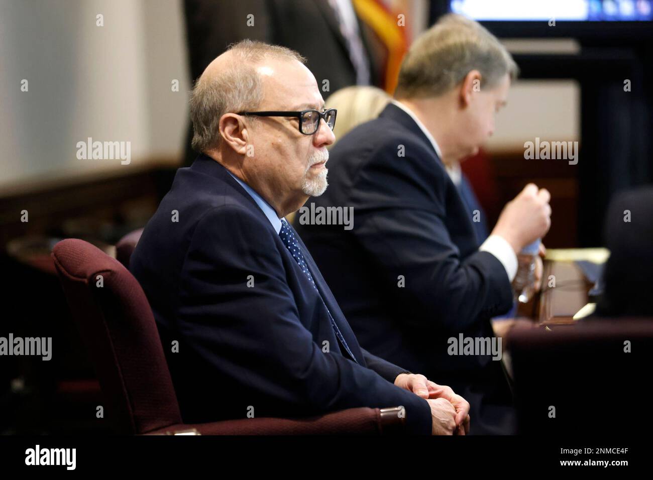 Gregory McMichael sits during opening statements in the trial of Greg ...