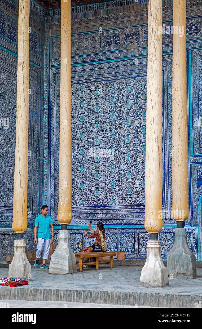 Summer Mosque, inside Kuhna Ark, Khiva, Uzbekistan Stock Photo - Alamy