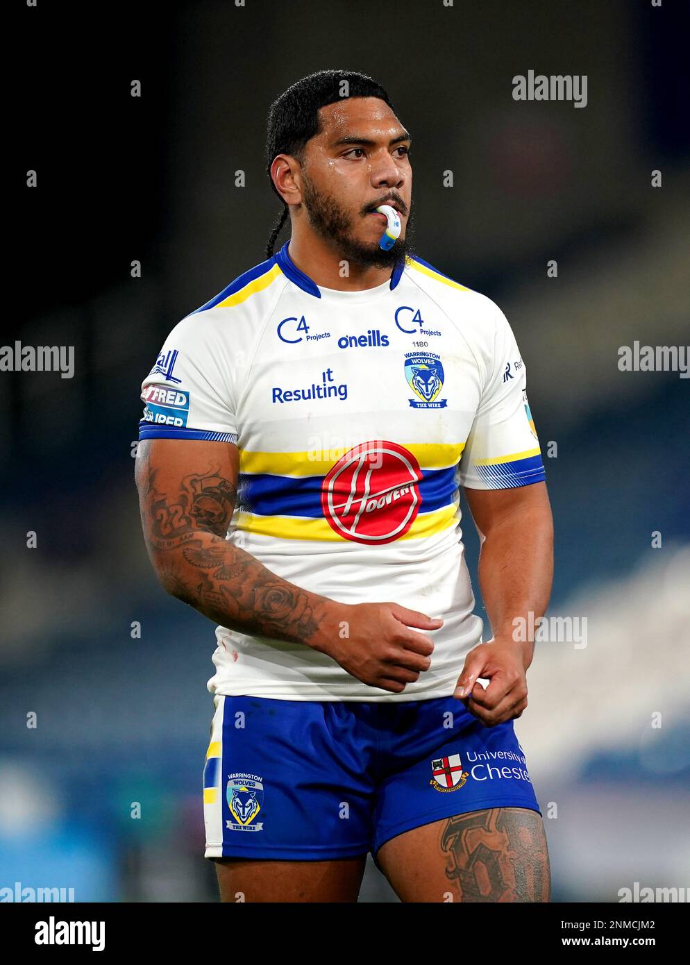 Thomas mikaele warrington wolves 2023 hi-res stock photography and ...