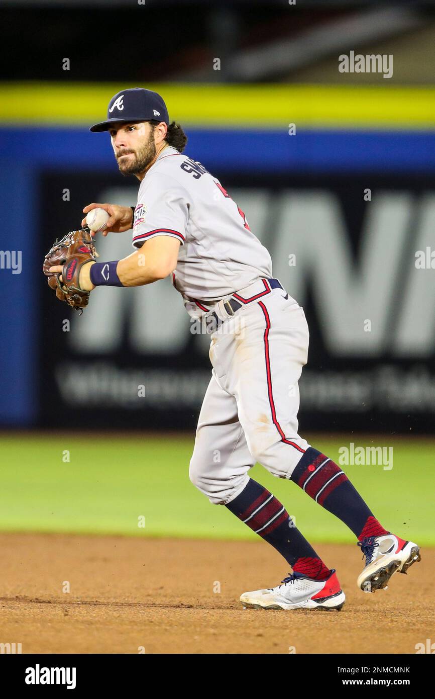 Atlanta Braves Dansby Swanson during a game against the Toronto ...