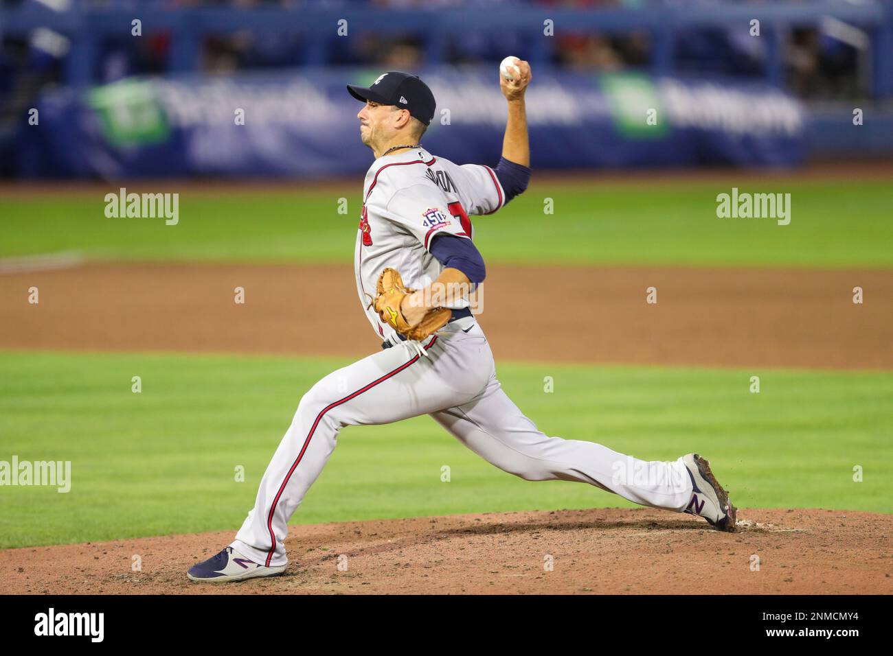 Atlanta Braves Charlie Morton during a game against the Toronto ...