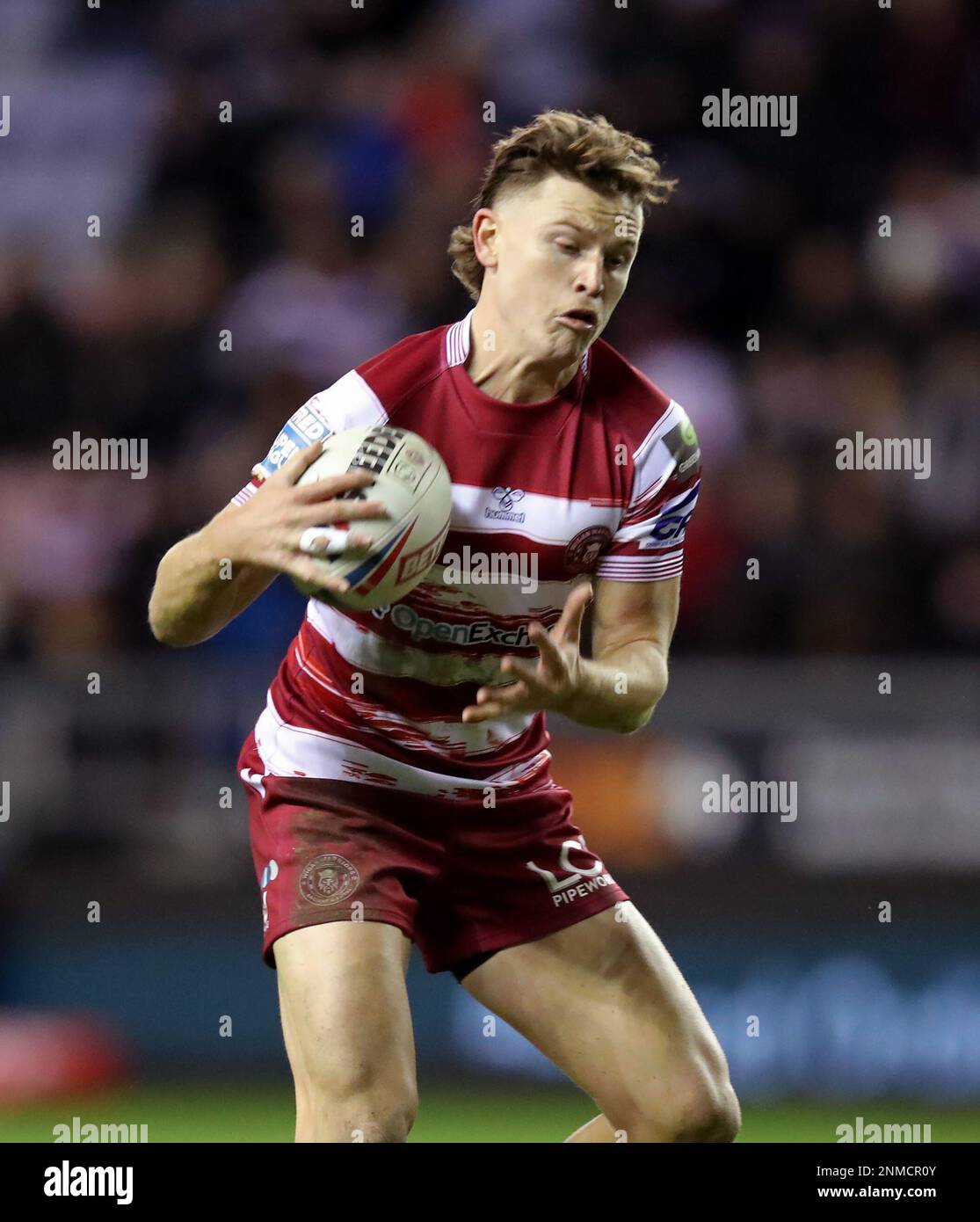 Wigan Warriors' Jai Field during the Betfred Super League match at the ...