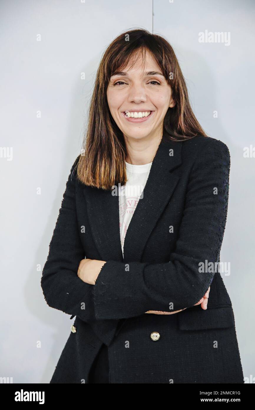 The screenwriter Belén Sánchez-Arévalo, during an interview with Europa ...