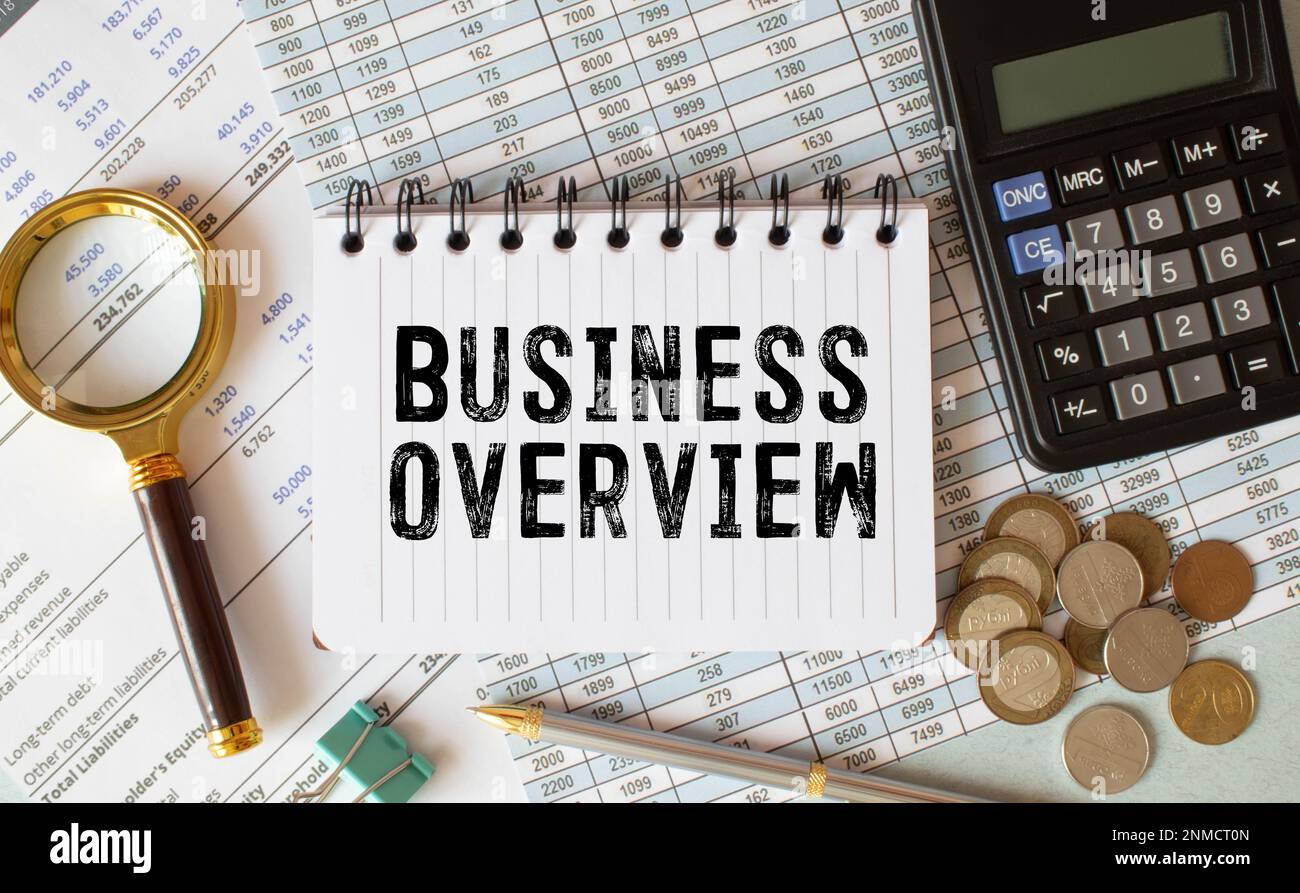 Overview sheet hi-res stock photography and images - Alamy