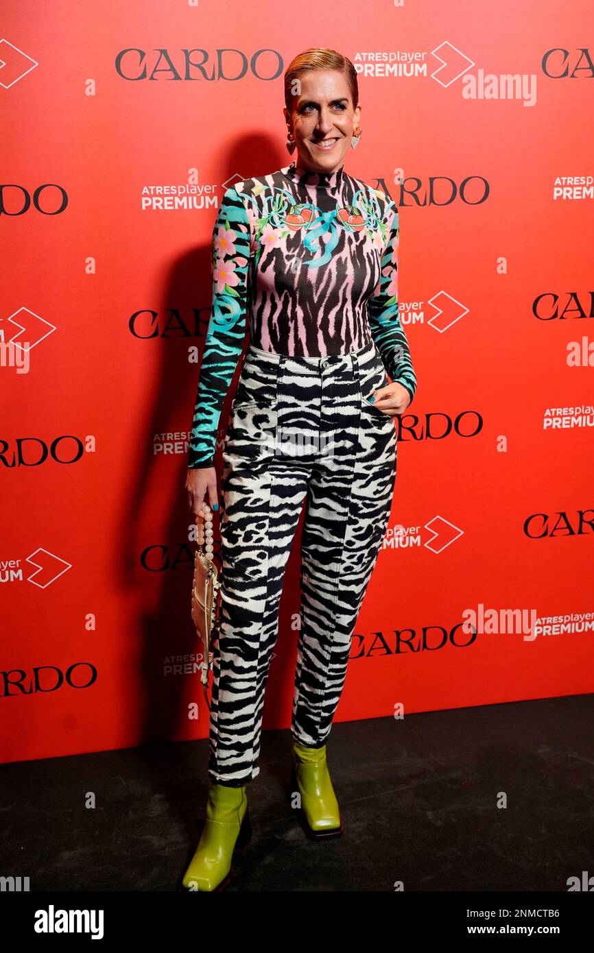 Aixa Villagrán attends the premiere of the new TV series 'Cardo', on ...