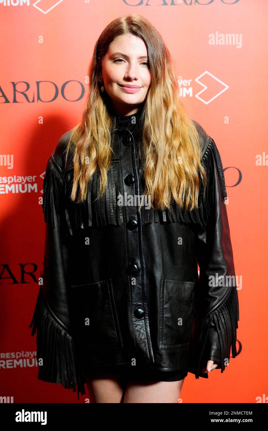 Miriam Giovanelli attends the premiere of the new TV series 'Cardo', on ...