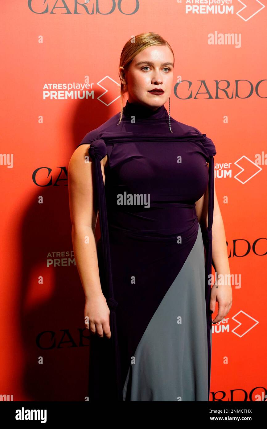 Clara Sans attends the premiere of the new TV series 'Cardo', on ...