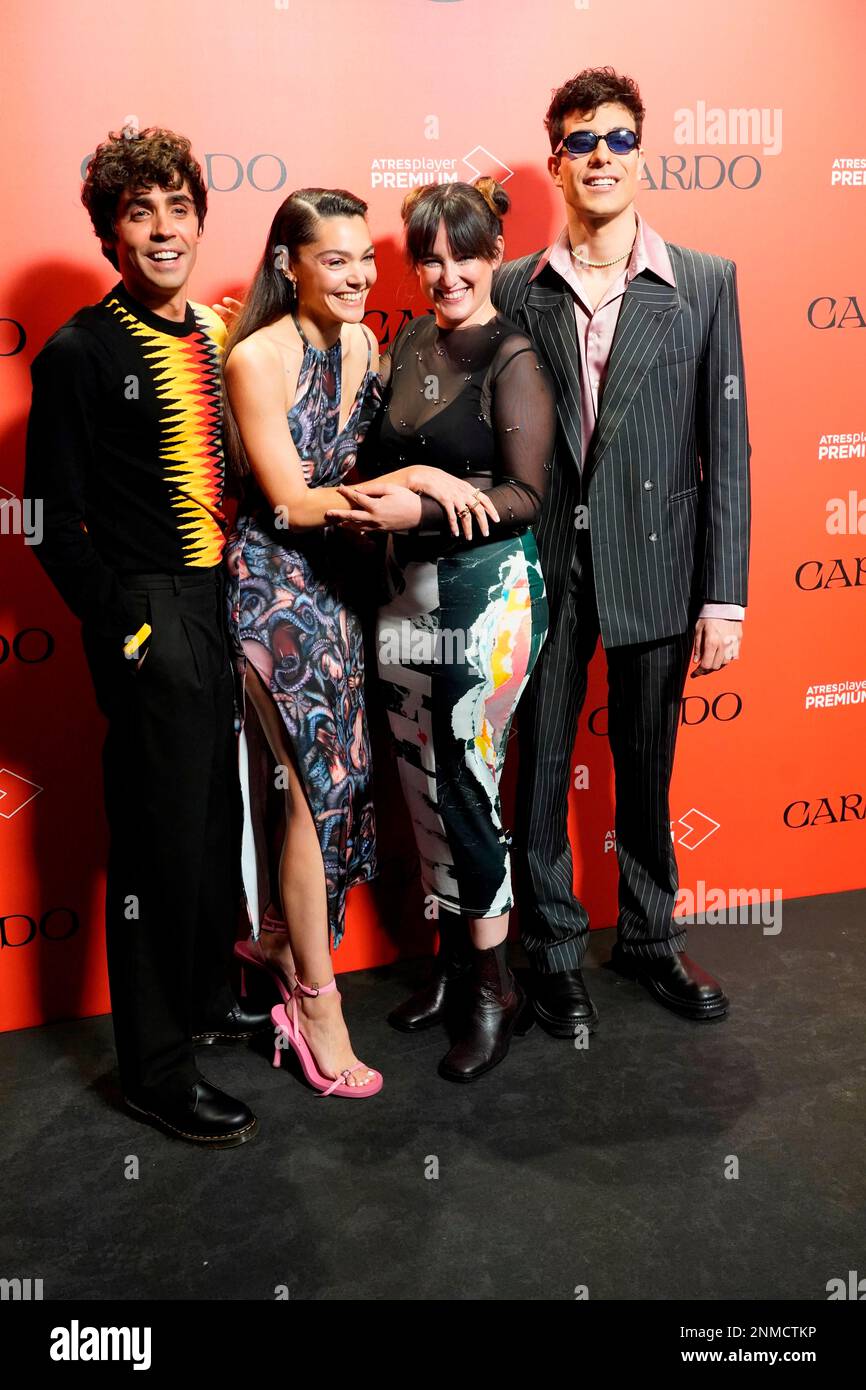 (L-R) Javier Ambrossi, Ana Rujas, Claudia Costafreda and Javier Calvo ...