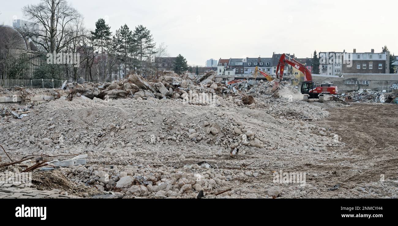 Cologne, Germany - February 22, 2023: old siemens ag building in ...