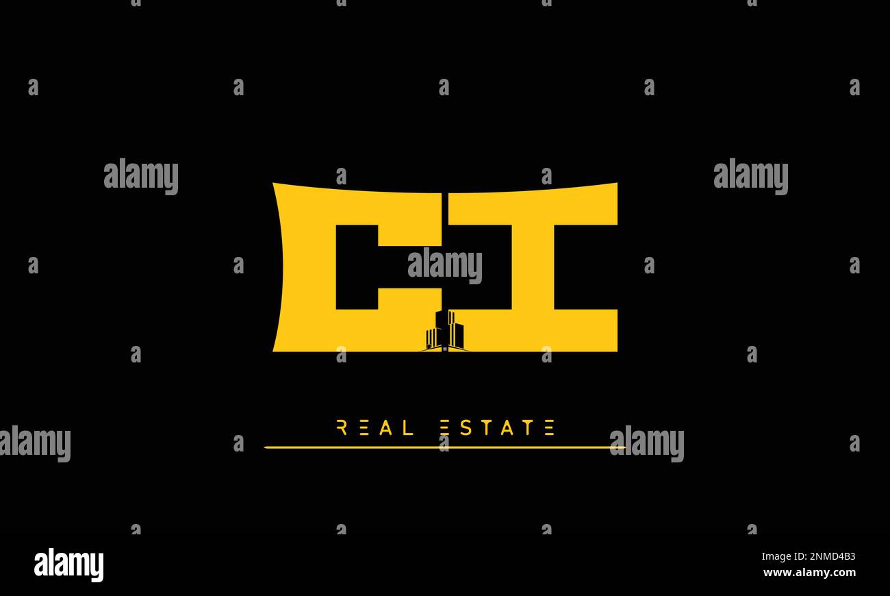 Ci real estate logo hi-res stock photography and images - Alamy