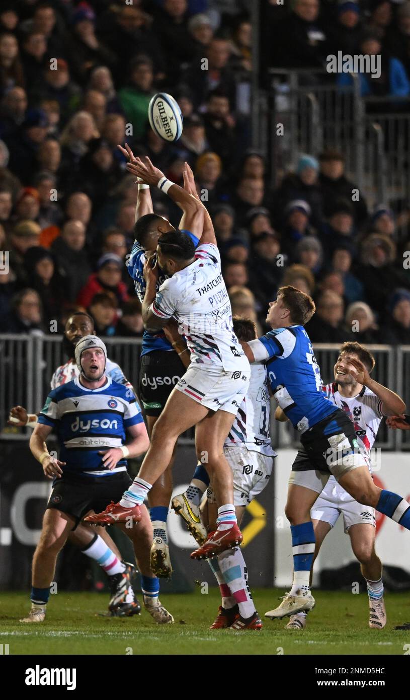 24th February 2023, The Recreation Ground, Bath, Somerset, England ...